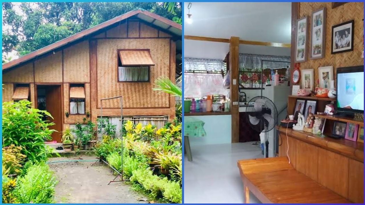 Half Amakan And Half Concrete| Traditional Steel House Design - YouTube