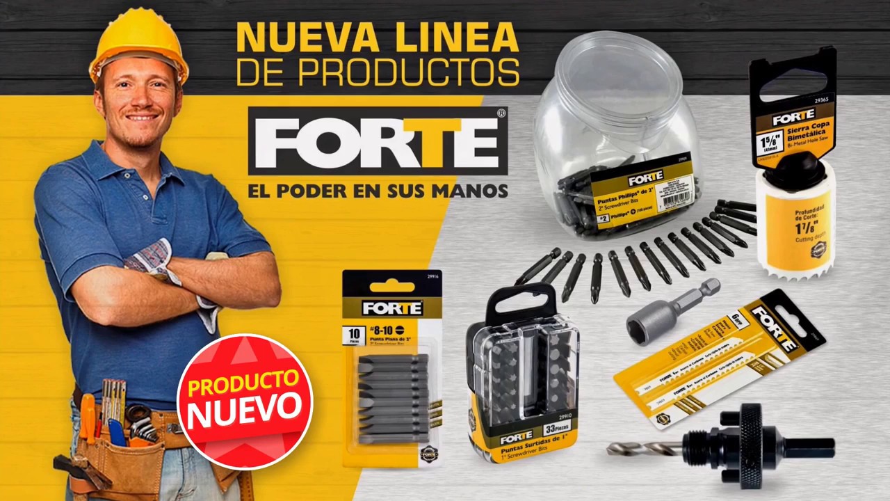 Nuevos productos marca Forte, disponibles en La Ferretería Punto ...
