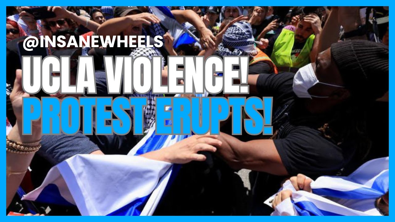 UCLA Violence: Pro-Palestinian vs. Counter-Protest Clash - YouTube