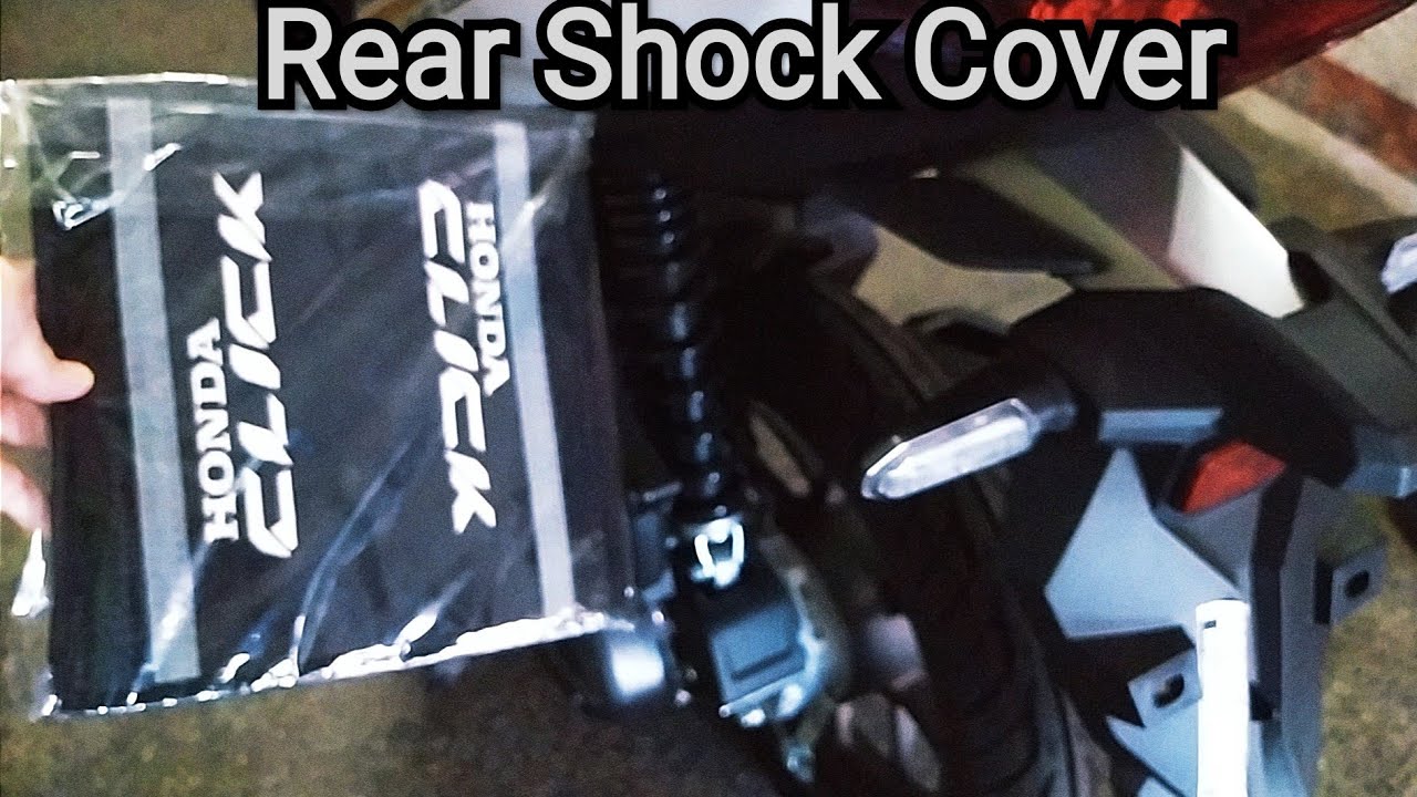 Rear Shock Cover - How to Install - Click 125 2021 - YouTube