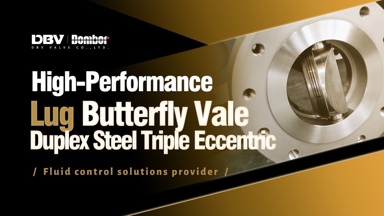 High-Performance Duplex Steel Triple Eccentric Lug Butterfly Valve # ...