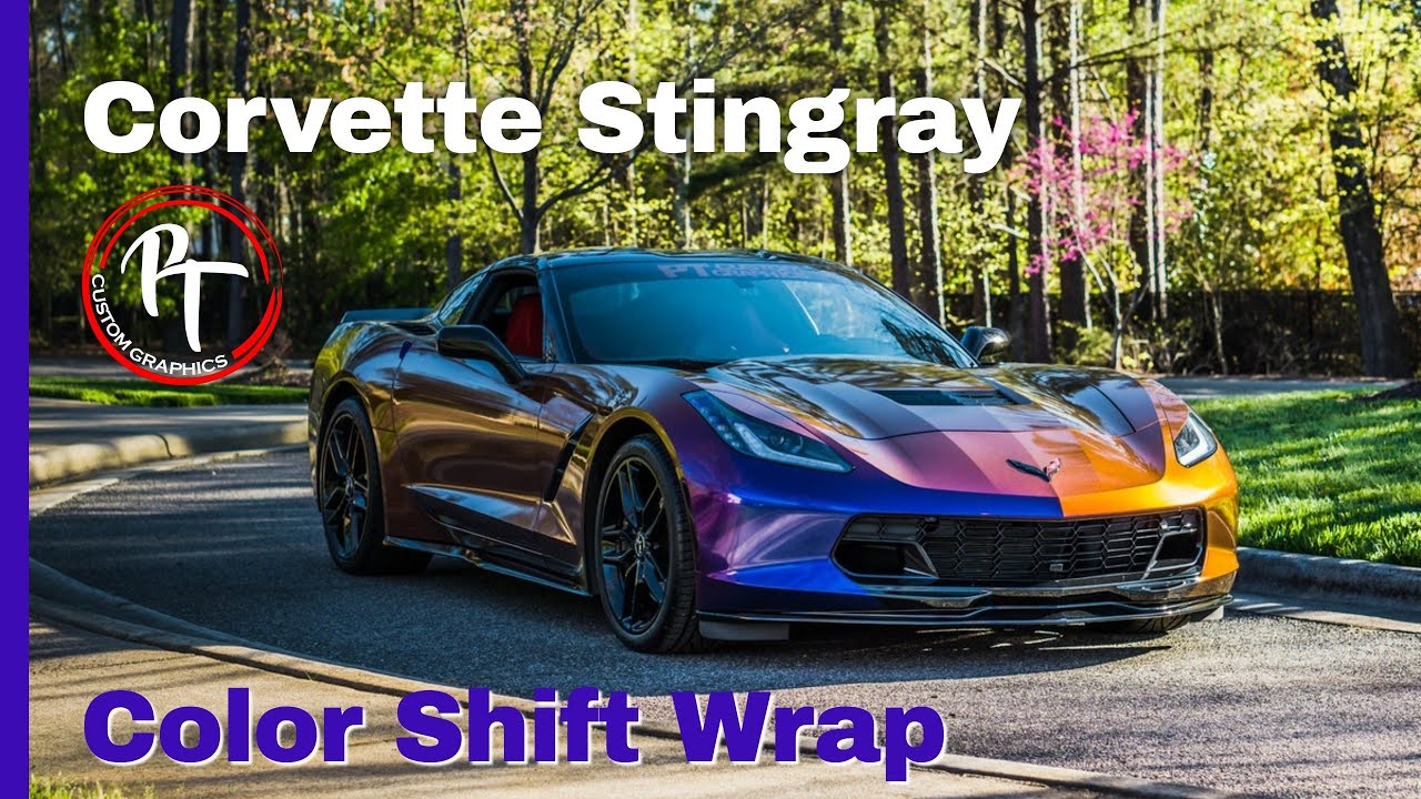 2015 Corvette Stingray | Color-shifting Color Change Wrap | Timelapse ...