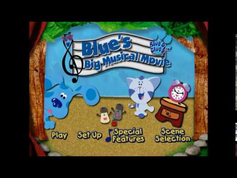 Blue's Big Musical Movie - DVD Menu Walkthrough
