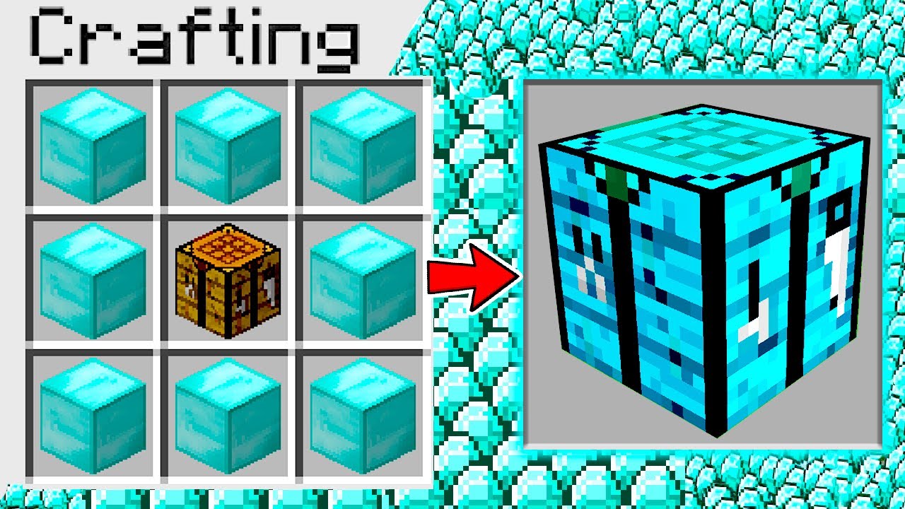 HOW TO CRAFT a DIAMOND WORKBENCH in Minecraft? SECRET RECIPE *O* - YouTube