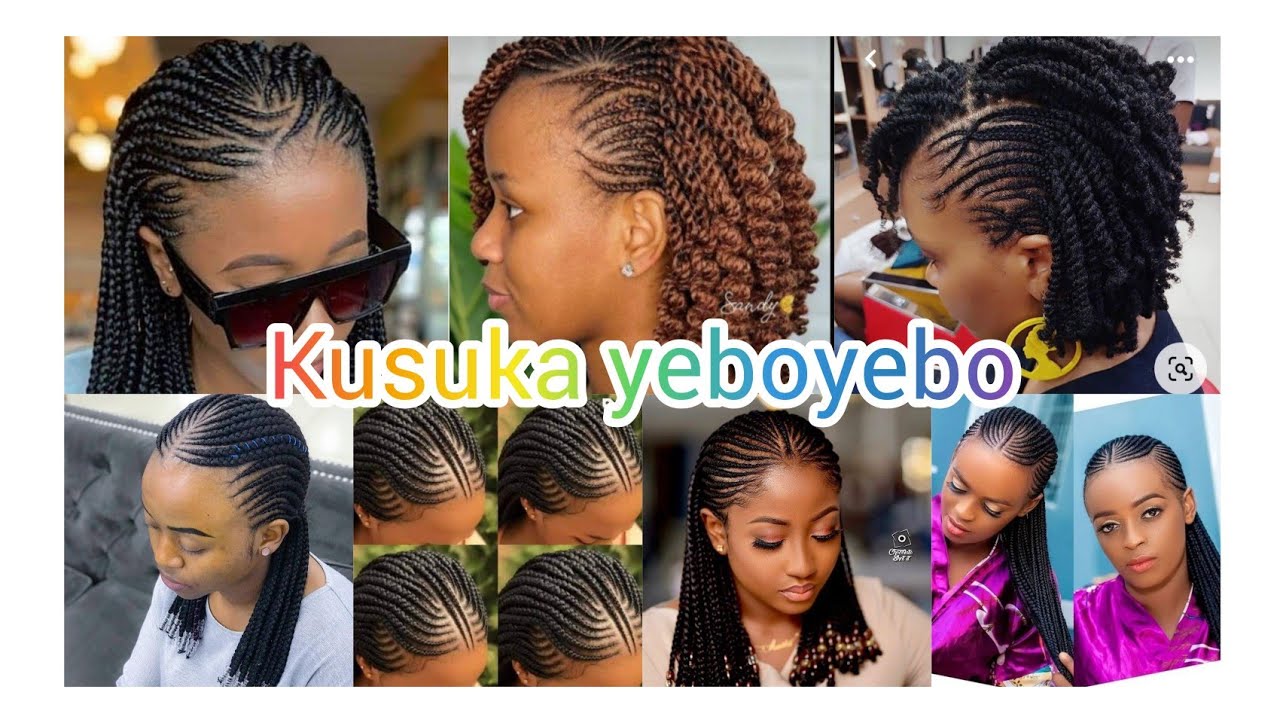 mitindo mipya ya kusuka yeboyebo/ style mpya ya kusuka nywele - YouTube