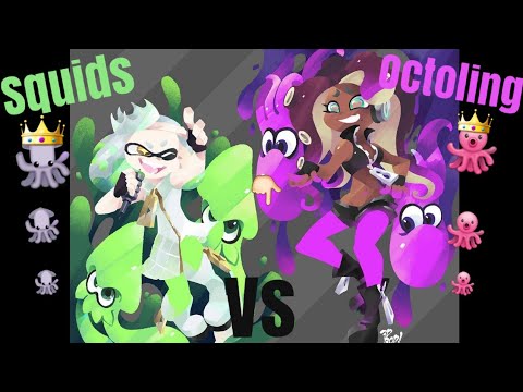 splatoon 2 🦑squid 🔥vs🔥 octopus🐙 splatfest montage - YouTube
