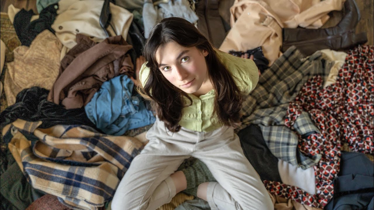 My Thrifted Winter Wardrobe | HUGE try-on thrift haul (+cute winter ...