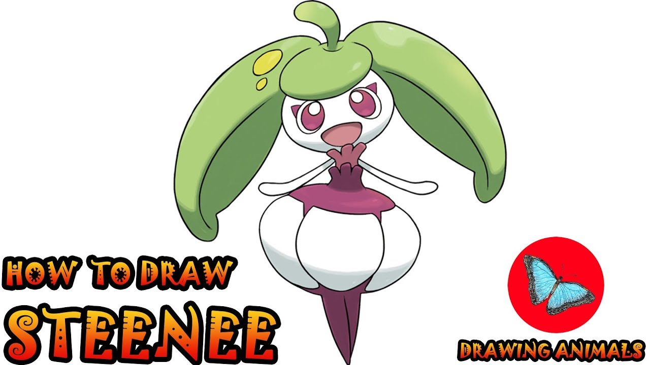How To Draw Steenee Pokemon | Drawing Animals - YouTube