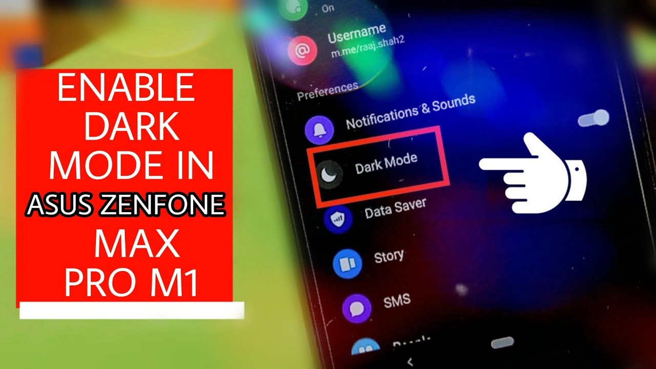 Enable Dark Mode (Night Mode) in Asus Zenfone Max Pro M1 - YouTube