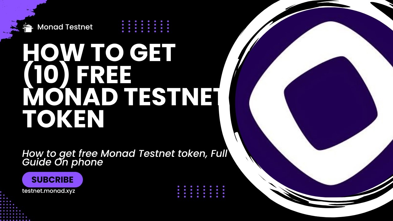 How To Get (10) Free Monad Testnet Token | How to Get Monad Testnet ...