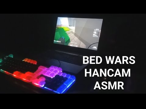 BED WARS HANDCAM.SATISFIYING KEYBOARD ASMR. #bedwars #minecraft # ...