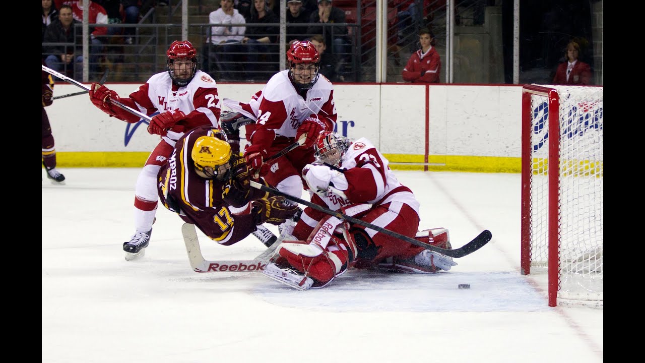 Highlights: Gophers Ride Power Play to 3-2 Win at Wisconsin - YouTube