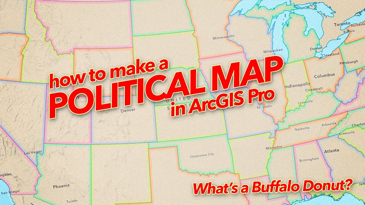 How to Make a Political Map in ArcGIS Pro - YouTube