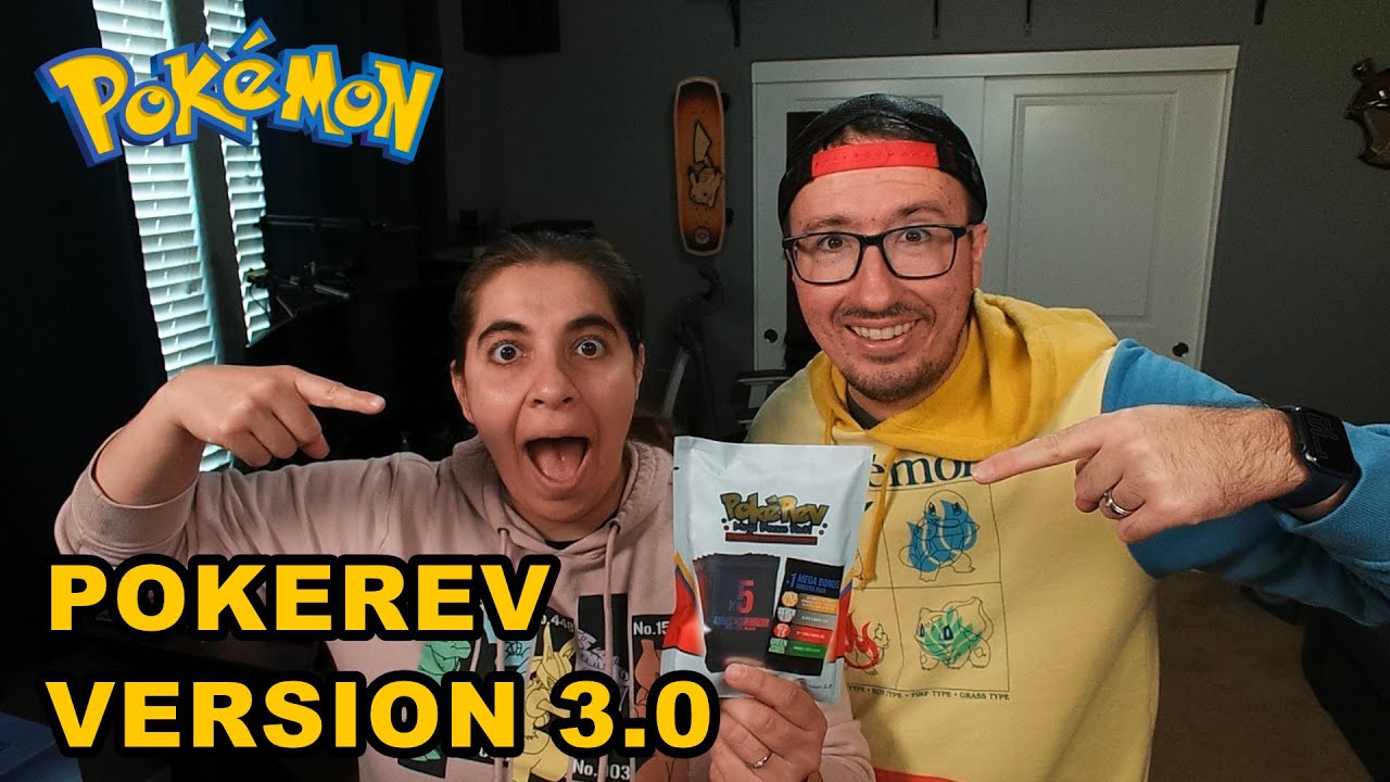PokeRev Mystery Pack Version 3.0! Did We Pull Fire Pokémon Cards? - YouTube