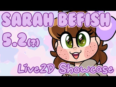 ENVTuber Sarah Model 5.2 || Live2D Showcase