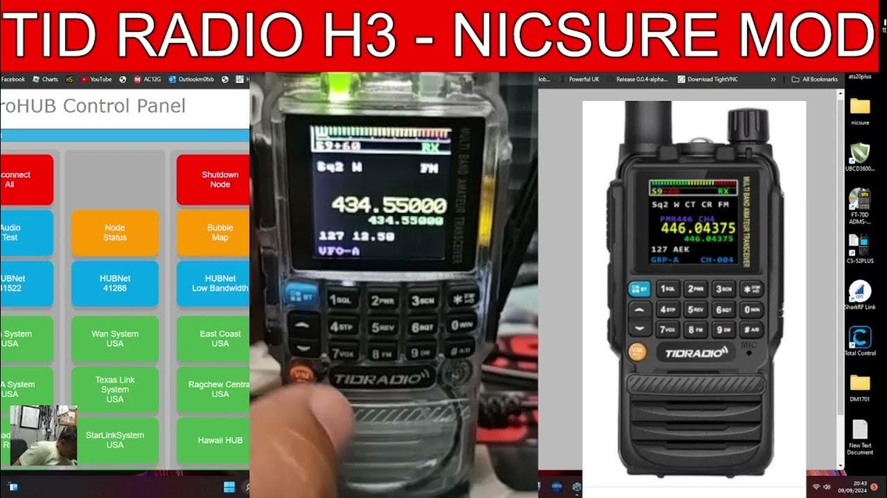 INSTALL -TIDRADIO H3 MARCUS DUDLEY - NEW FIRMWARE (NICSURE) - YouTube