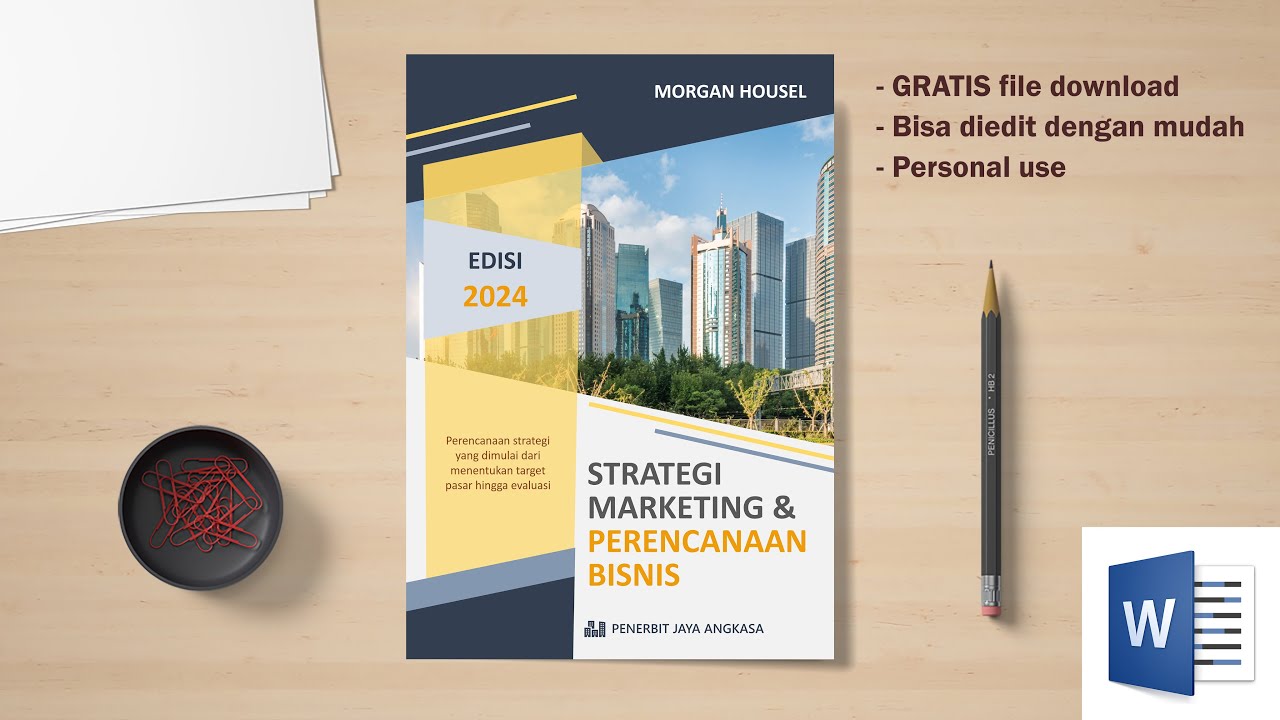 Cara Membuat Cover Laporan, Proposal, Makalah, atau Buku di Microsoft ...