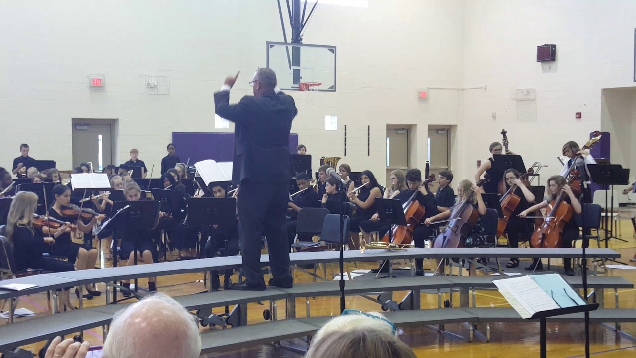 Moore Square Middle School Symphony Orchestra playing "Eagles Among Us ...