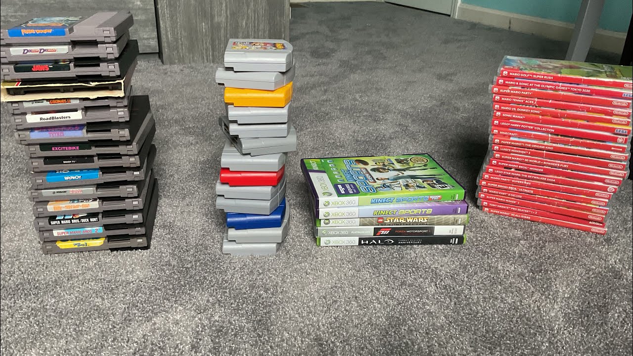 Ranking all of my Games (NES, N64, XBOX 360, and Nintendo Switch) - YouTube
