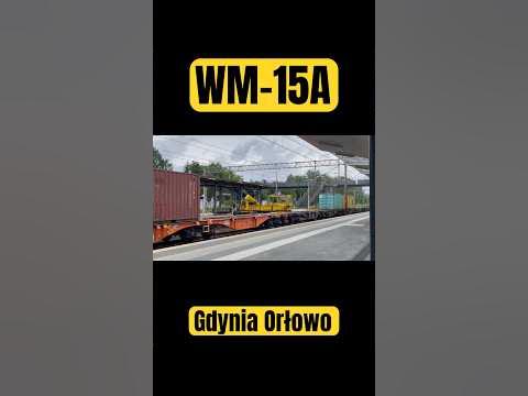 Wózek motorowy WM-15A na stacji kolejowej Gdynia Orłowo - YouTube