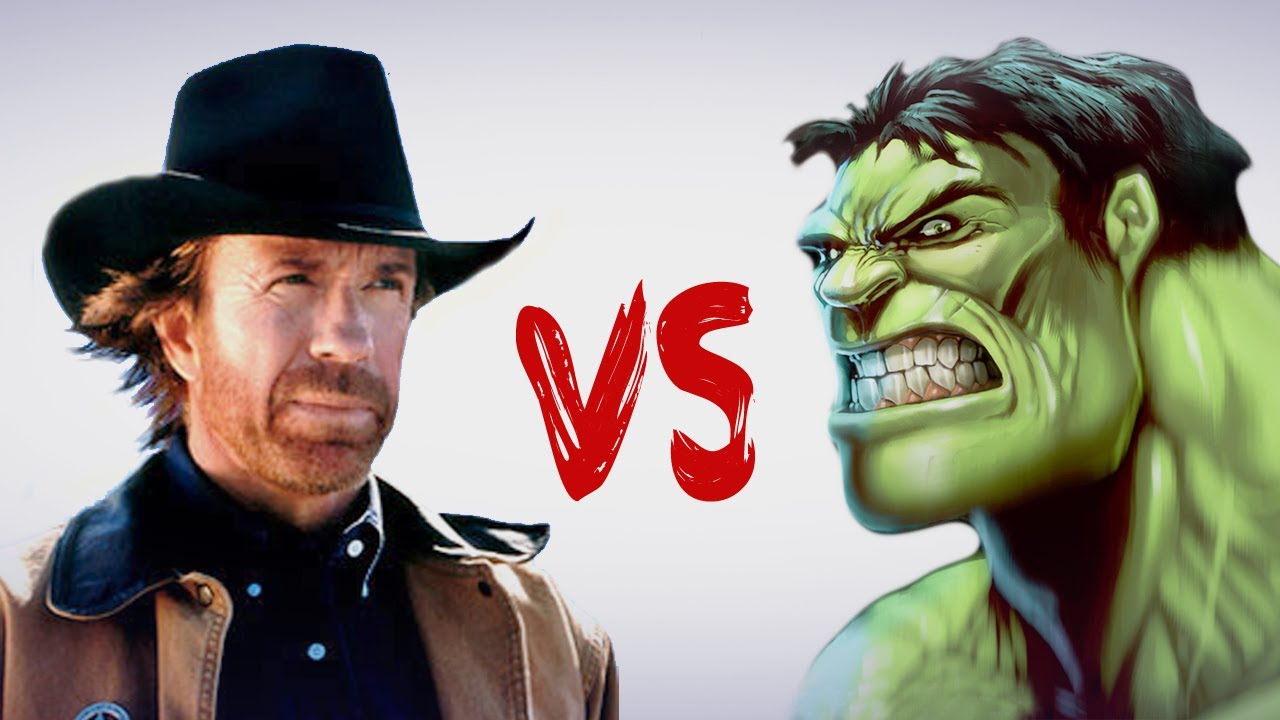 CHUCK NORRIS VS HULK - YouTube