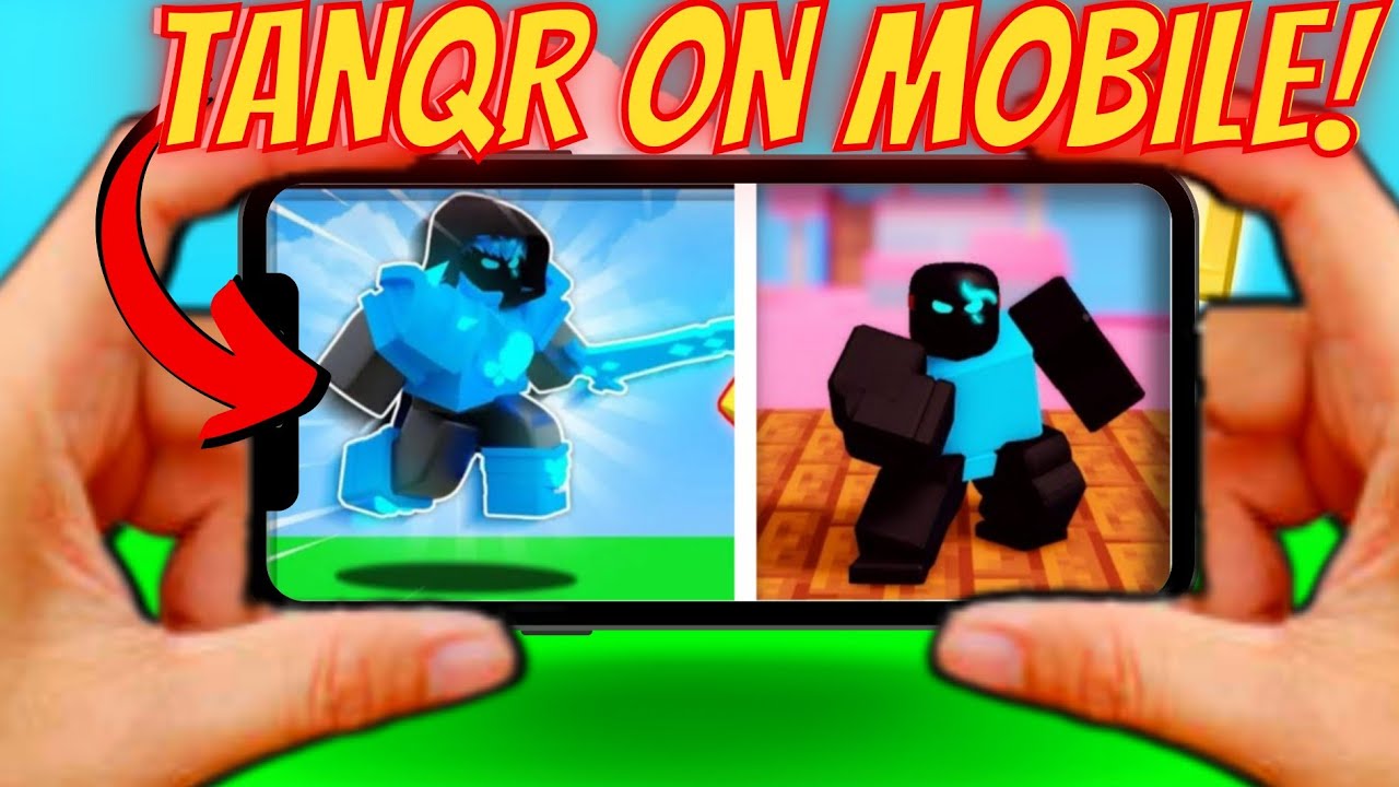 "How to be TANQR! on MOBILE in ROBLOX BEDWARS.. - YouTube