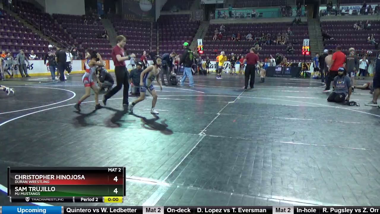 12U 74 Sam Trujillo MJ Mustangs Vs Christopher Hinojosa Duran Wrestling ...