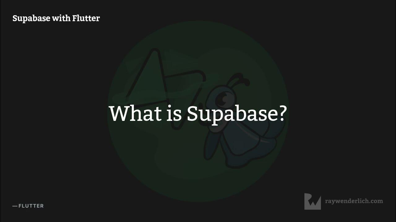Supabase With Flutter Episode 01 What Is Supabase Youtube