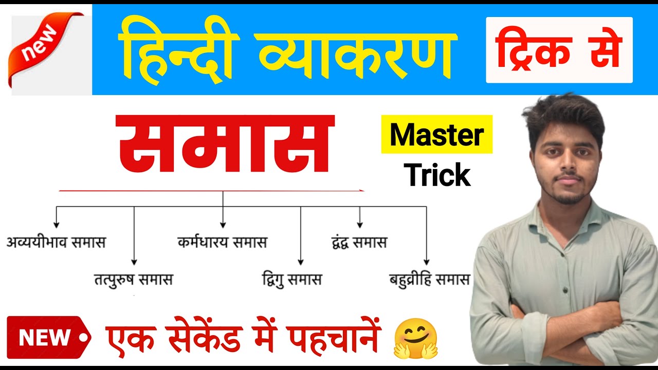 समास हिन्दी व्याकरण | Samas Tricks in Hindi | Samas Hindi Grammar ...