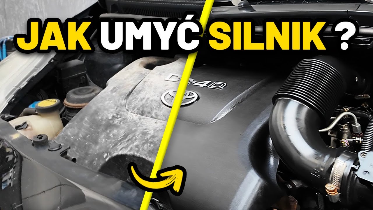 Jak UMYĆ SILNIK w SAMOCHODZIE ? Jak NOWY ! - YouTube