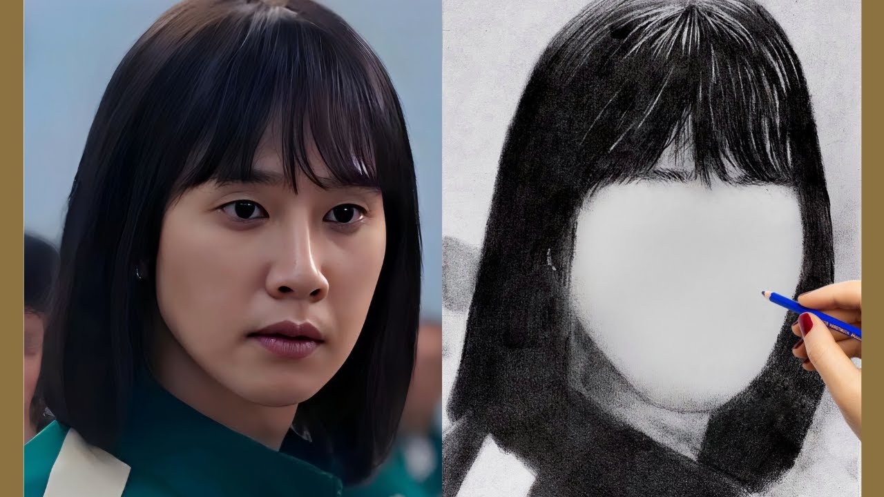 How to draw Cho Hyun-ju | Squid Game 2 Player 120 - YouTube