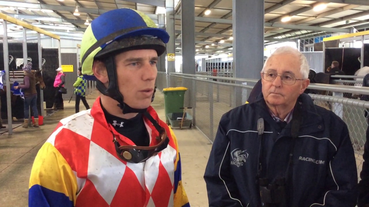 Jockey Chris Symons after the Trial - YouTube