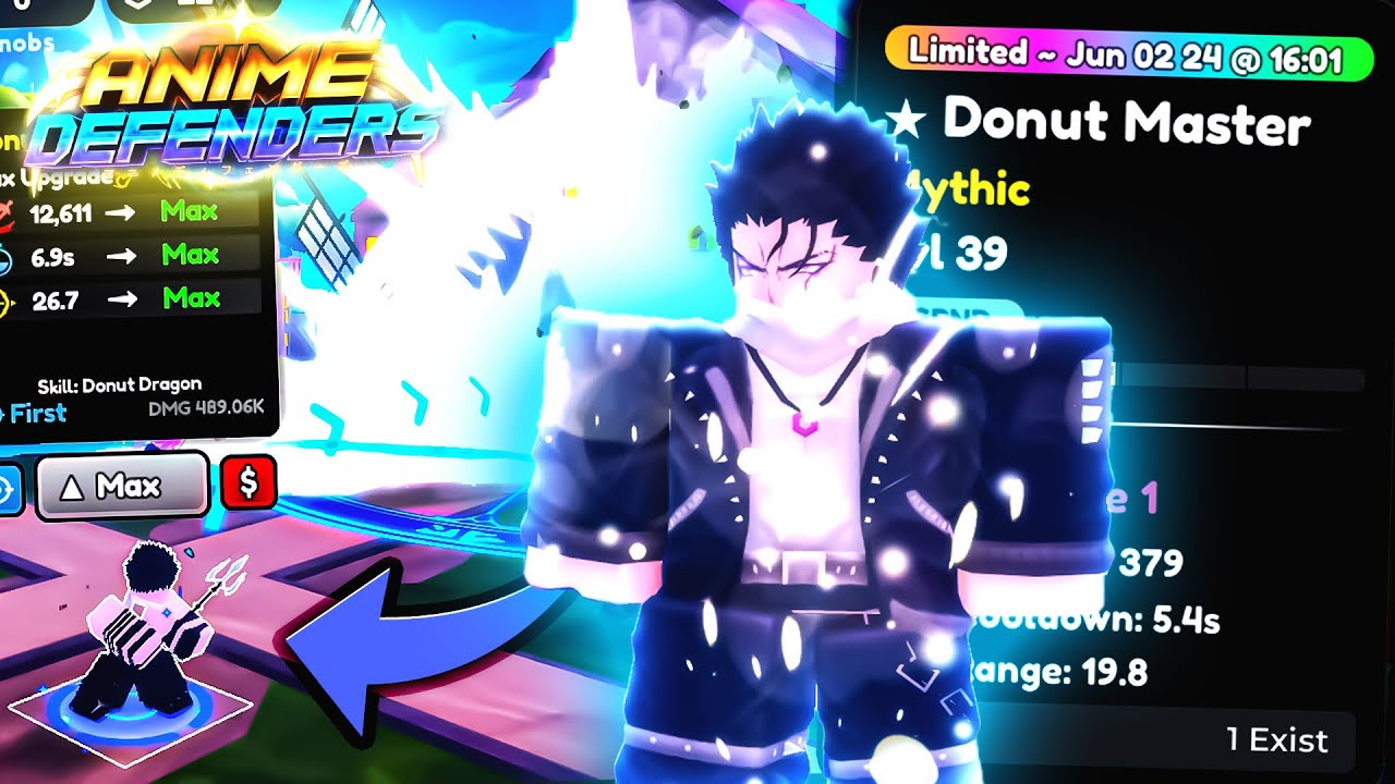 NEW META DONUT WARRIOR EVOLUTION FULL SHOWCASE | Anime Defenders - YouTube