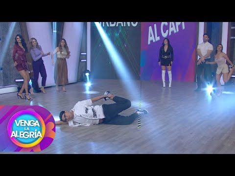 Brenda Zambrano llegó a demostrar sus mejores pasos de baile en Gánale al Capi | Venga La Alegría
