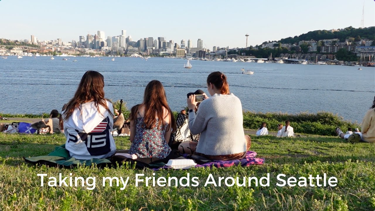 seattle vlog | taking my friends around the city - YouTube