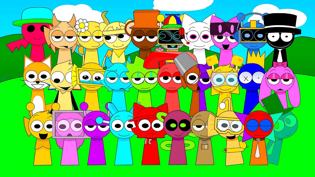 Incredibox Sprunki Pyramixed But New OC & Bonus Characters Together ...