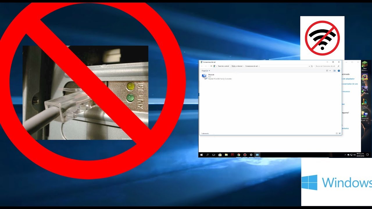 como desconectarse de internet en windows 10 - YouTube