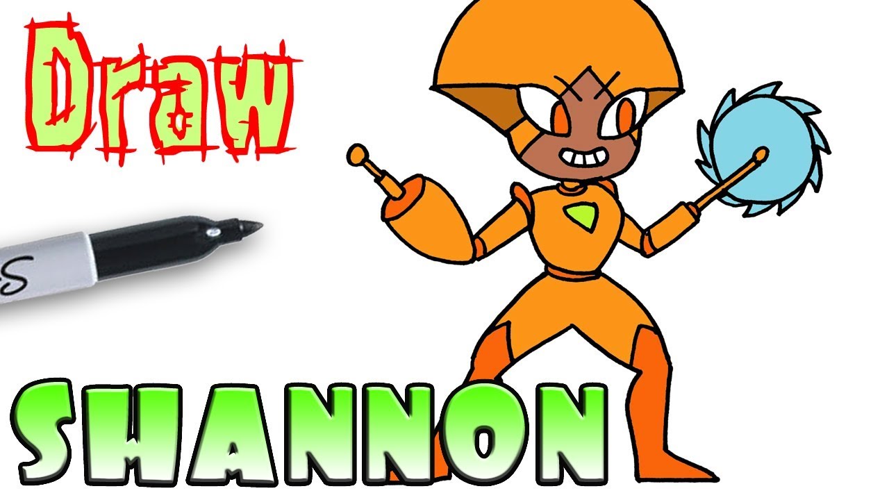 How to Draw Shannon | OK KO Let's Be Heroes - YouTube