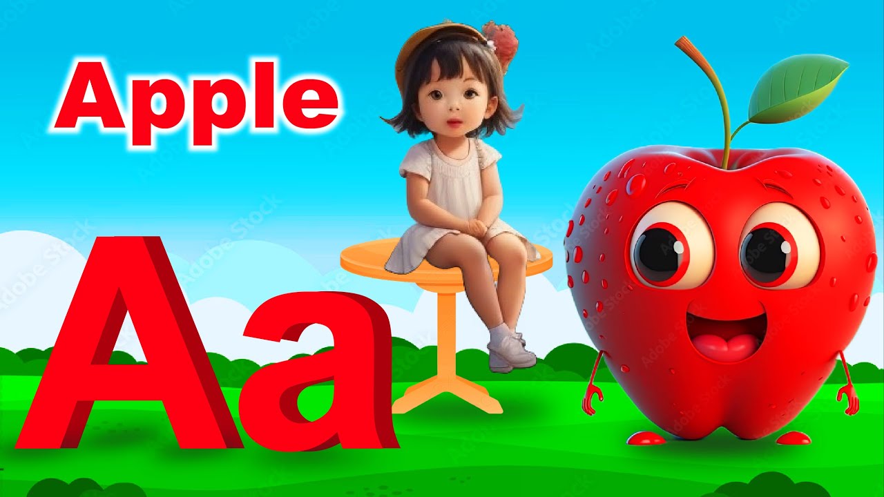 A for Apple B for Ball | Educational ABC Alphabet Learning with Phonics ...