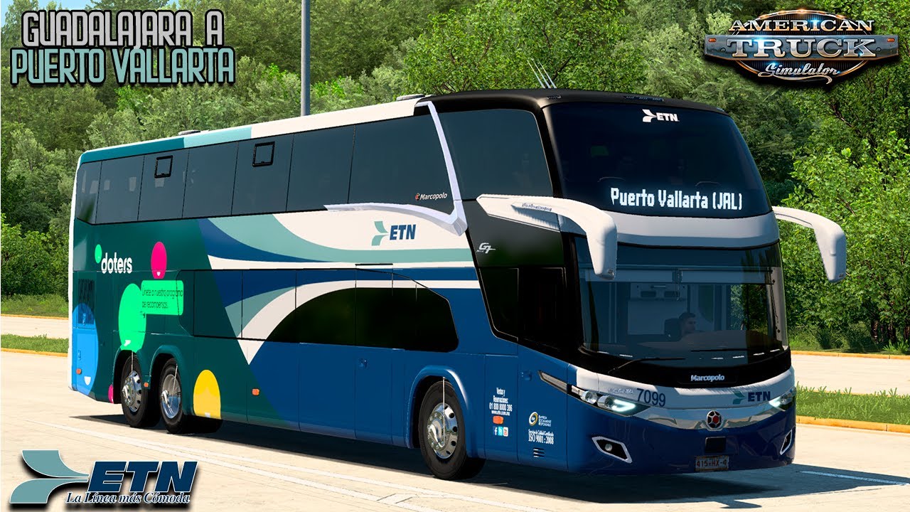 ATS 1.48 | Guadalajara a Puerto Vallarta | ETN Doters | Marcopolo ...