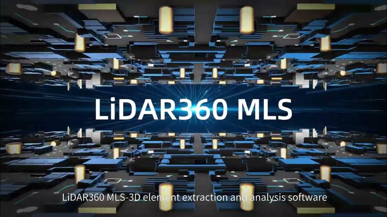LiDAR360MLS Terrestrial Point Cloud Feature Extraction and Analysis Software - YouTube