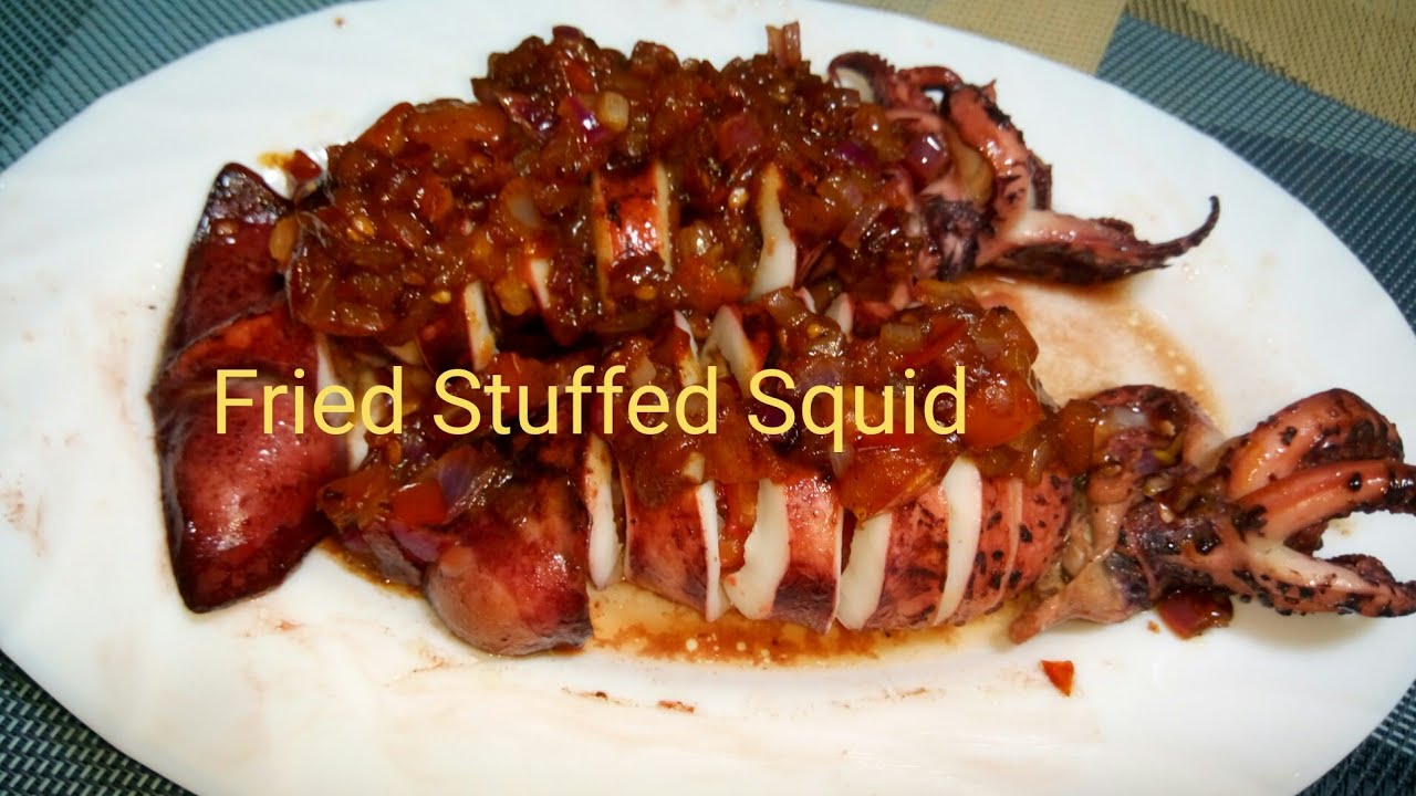 Fried Stuffed Squid - YouTube