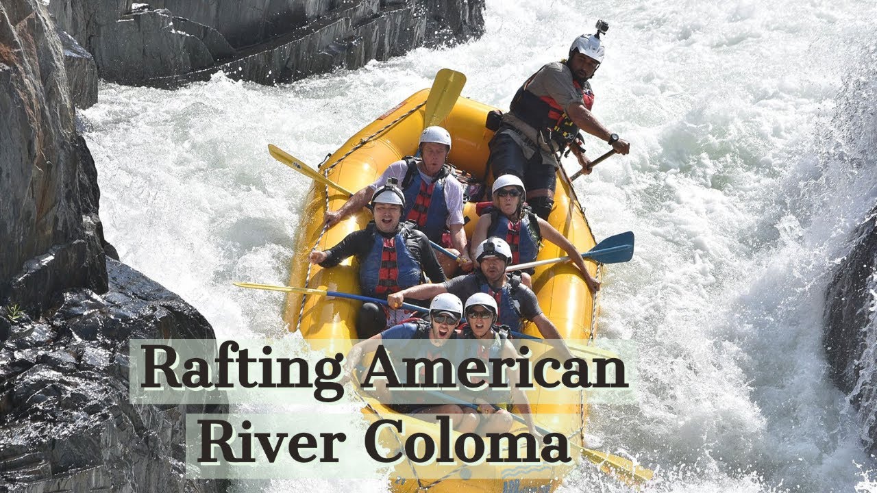 Rafting American River Coloma California - YouTube