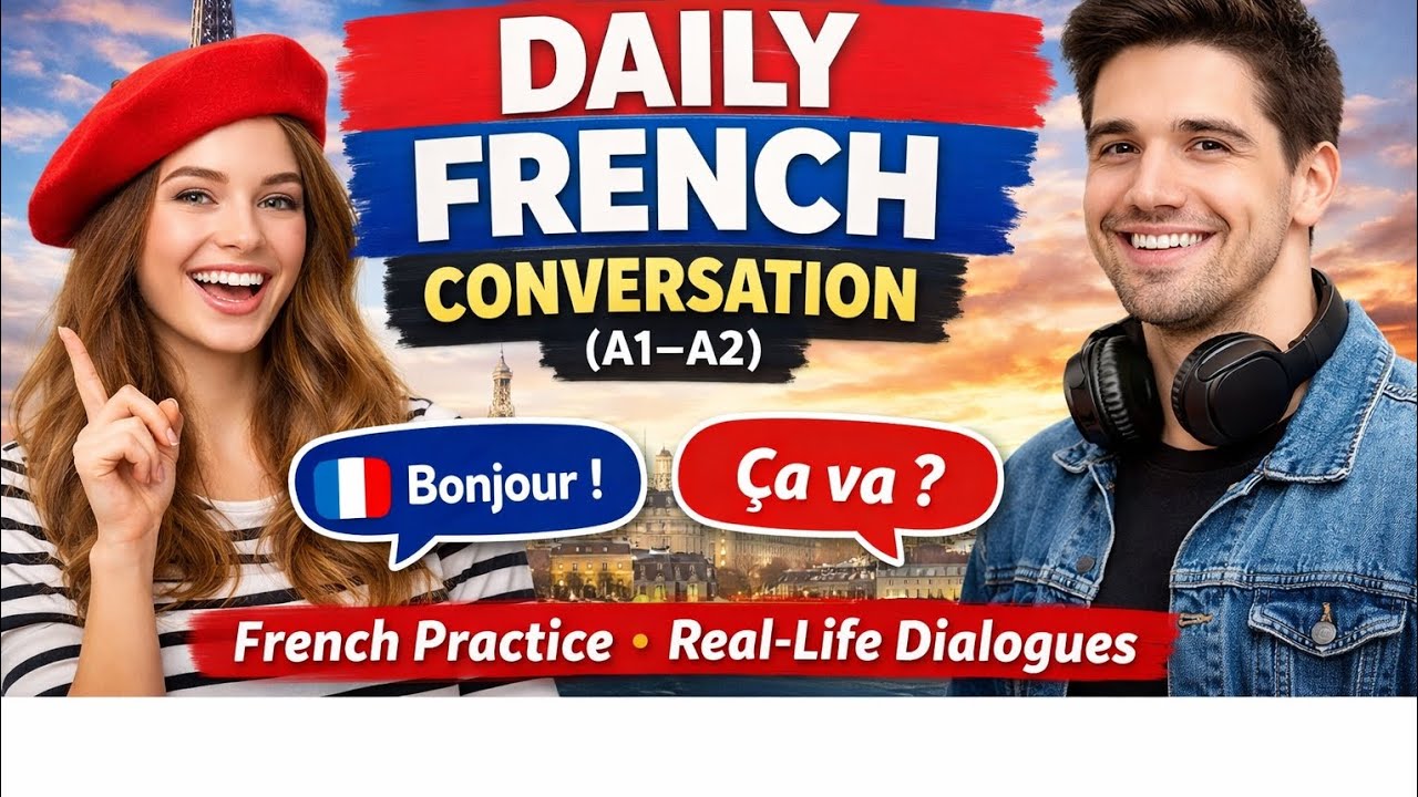 Daily French Dialogues (A1-A2) | French Conversation Practice - YouTube