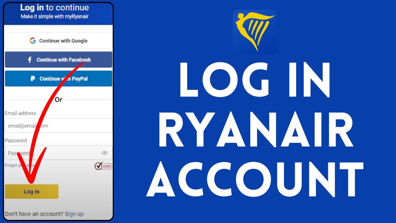 How to Login Ryanair Account (2024) | Sign In to Ryanair Account - YouTube