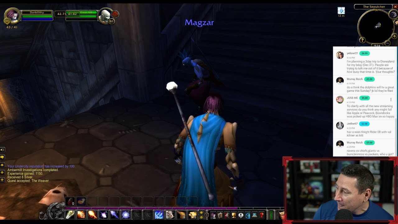 Play And Chat: World Of Warcraft Classic - Thursday Sept 19th 2019 ...