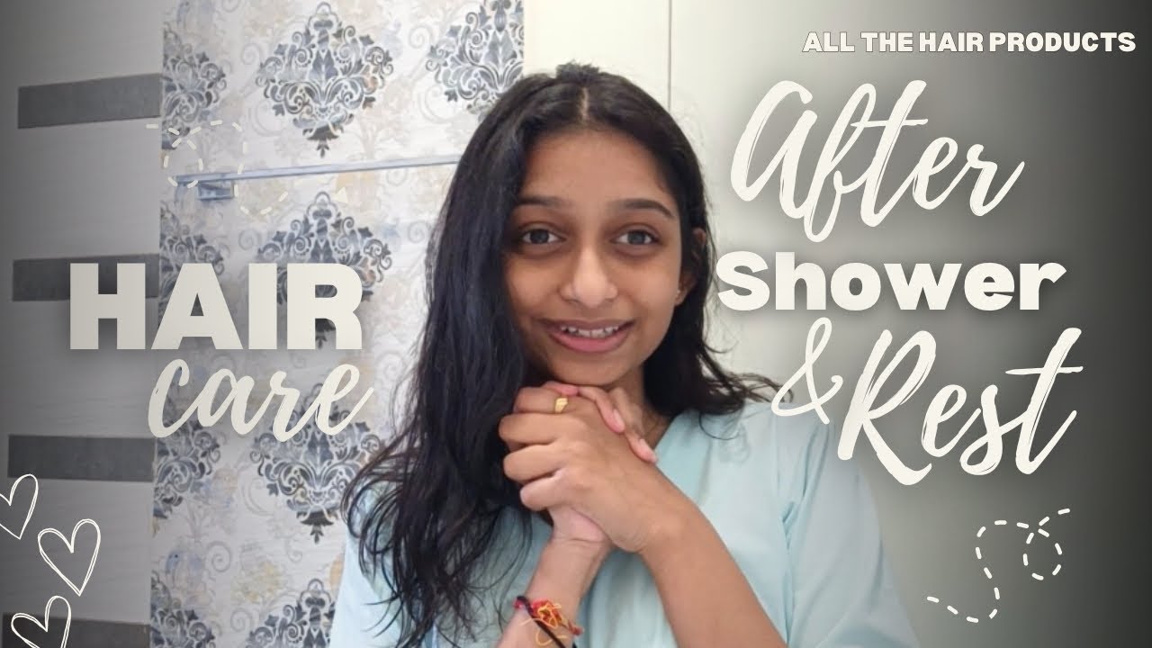 After shower - HAIRCARE routine #girls - YouTube