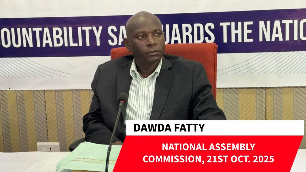 Dawda Fatty ( Director of Lands and Survey) | WITNESS 21st OCT. 2025 ...