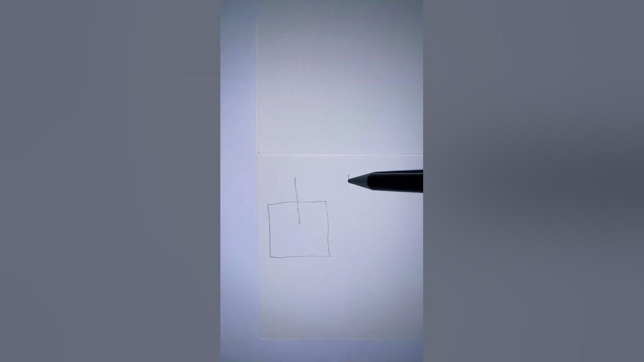 How To Draw A Cube | Step By Step - YouTube