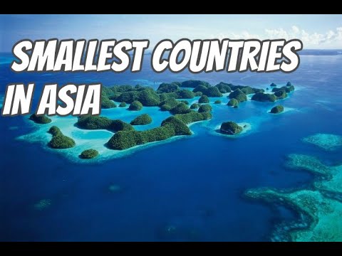 Top 10 Smallest Countries In Asia By Area - YouTube